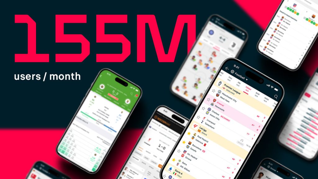 Flashscore feiert über 155 Mio. monatliche Nutzer und Download-Rekord ...